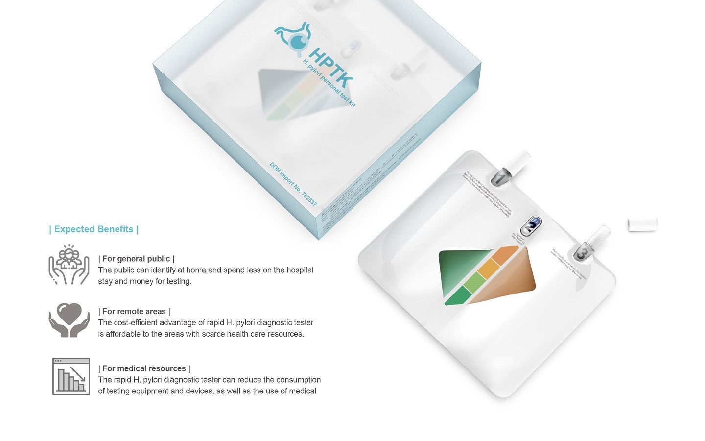 H. pylori personal test kit | Green Product & Concept Award